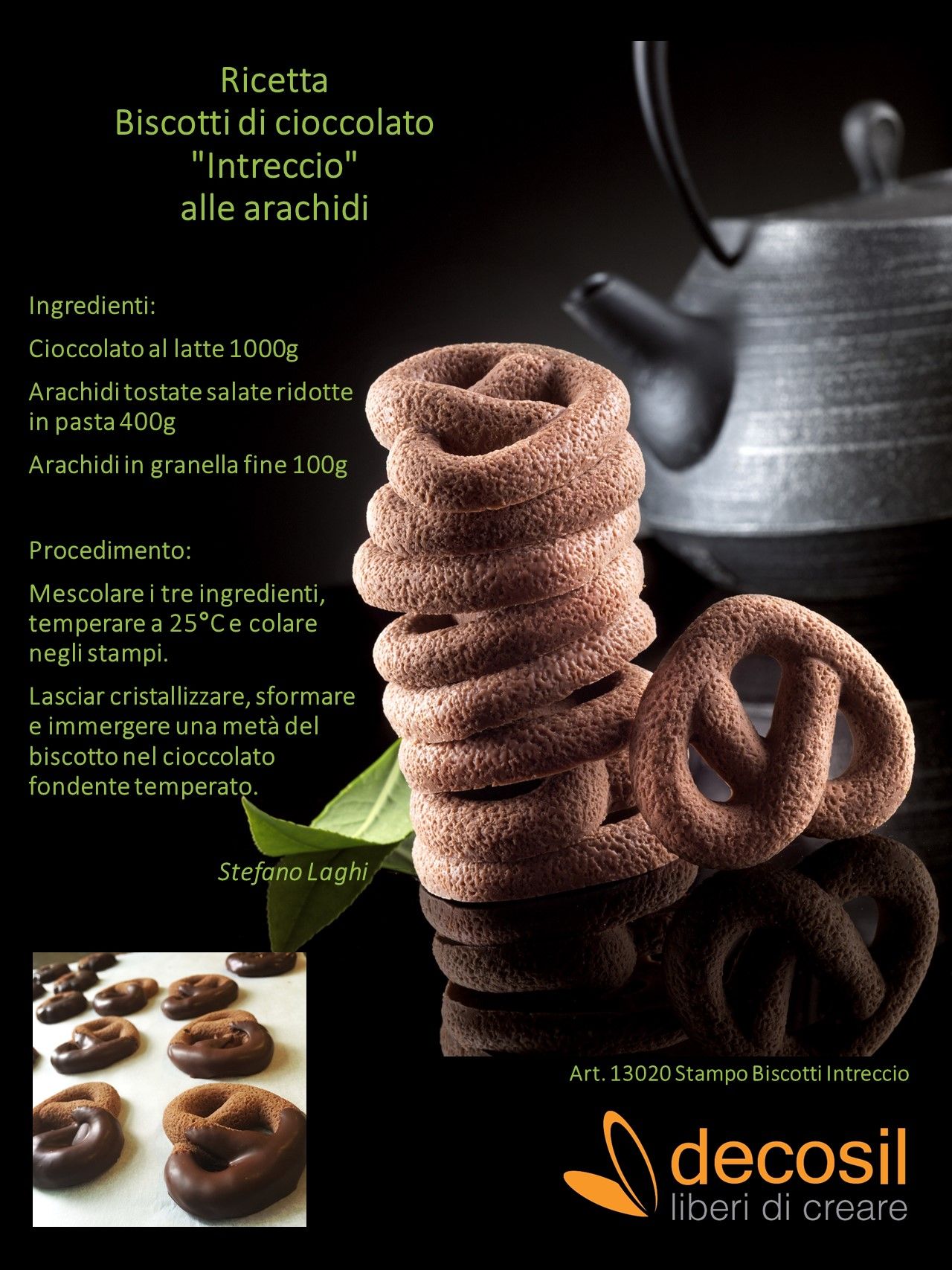 Biscuits “Intreccio” Moule Biscuit Tresse, moules gastronomie de Noel